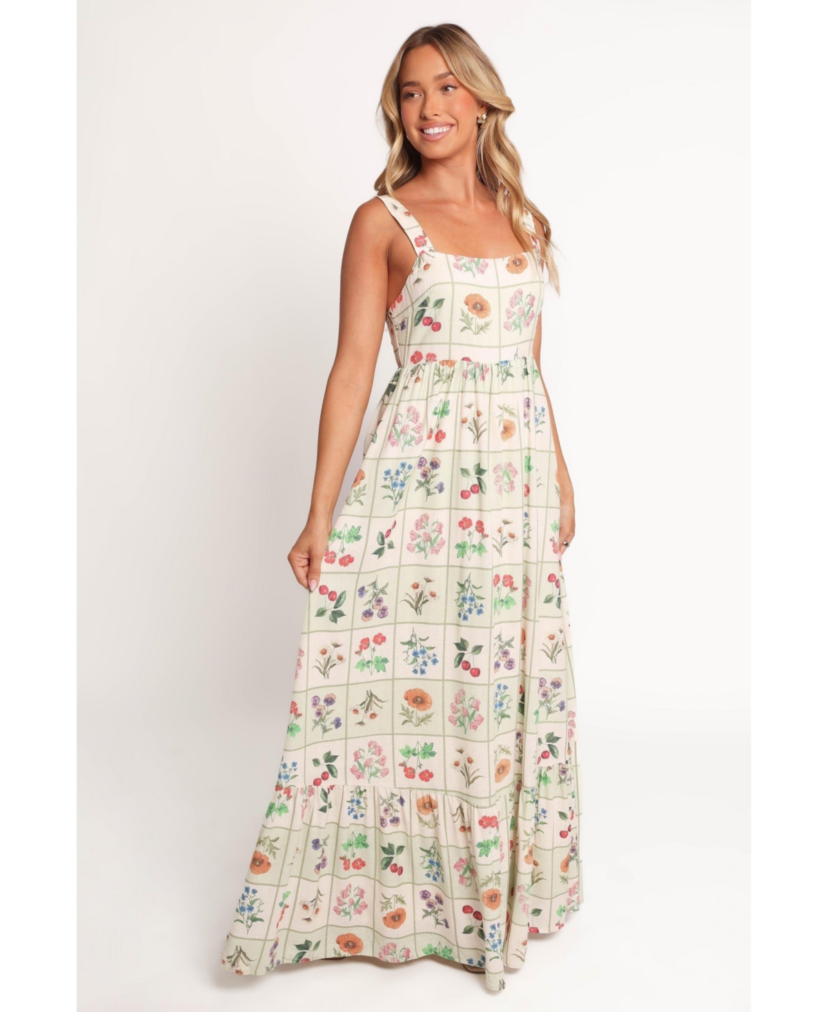 Click here for Petal and Pup Womens Reid Maxi Dress - Flower mark... prices