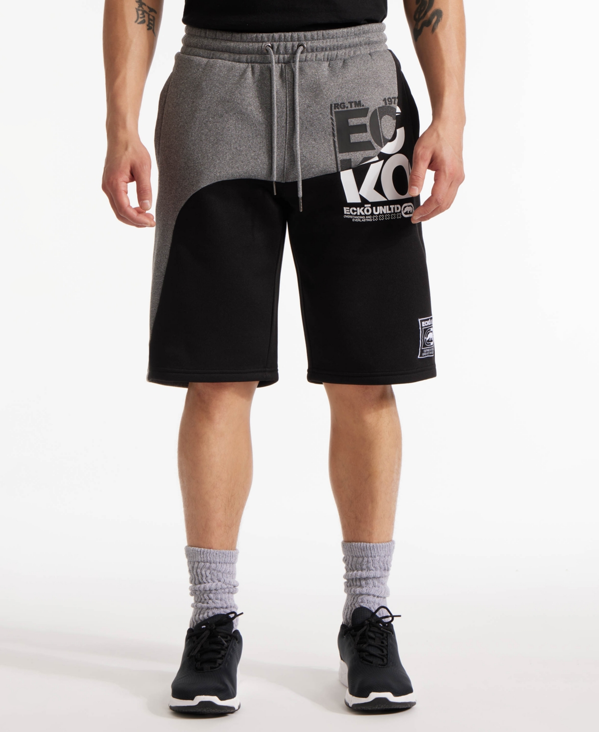 Click here for Ecko Unltd Mens Hodad Fleece Regular Fit Shorts -... prices