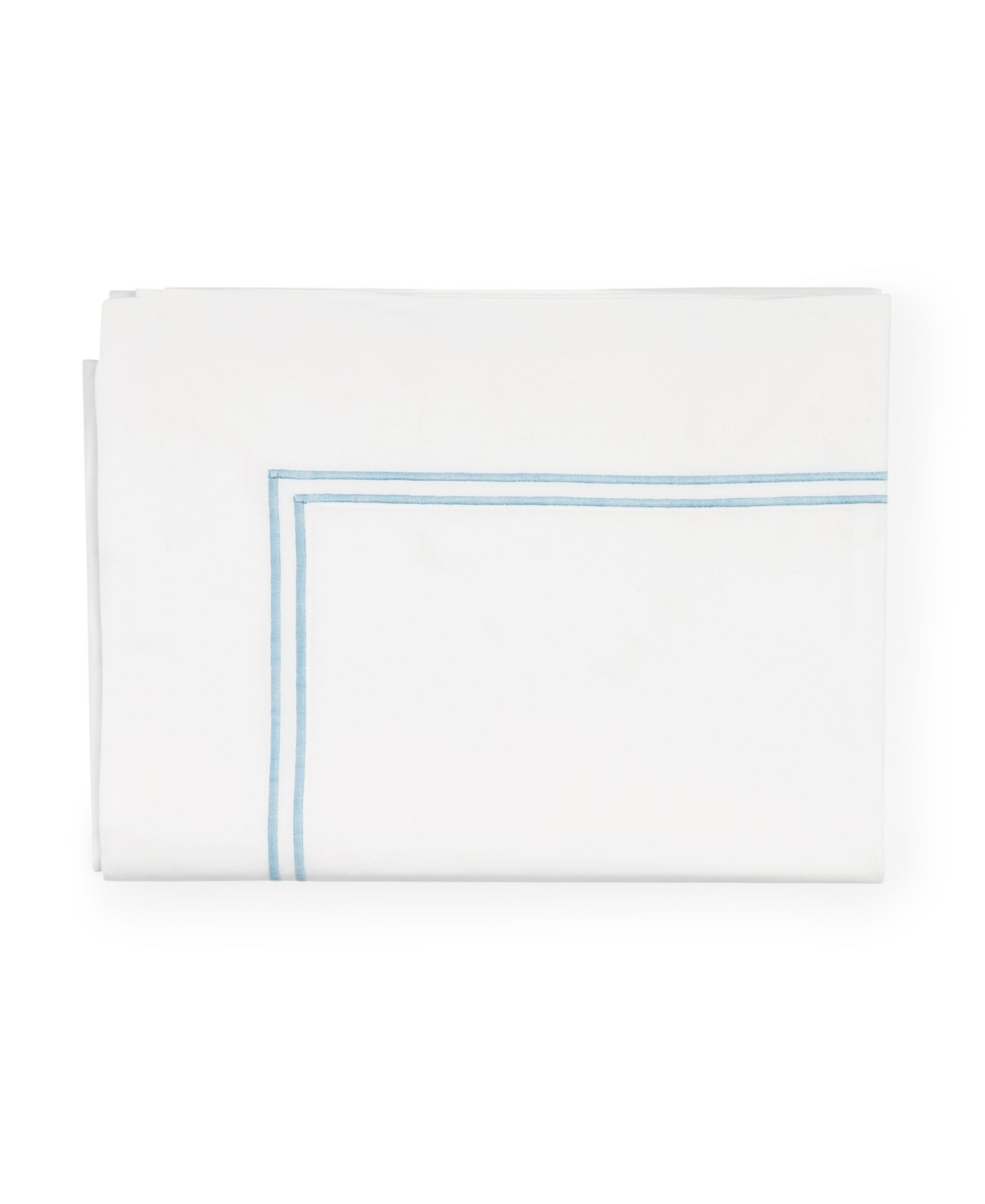 Click here for Sferra Grande Hotel Cotton Flat Sheet  Twin - Whit... prices