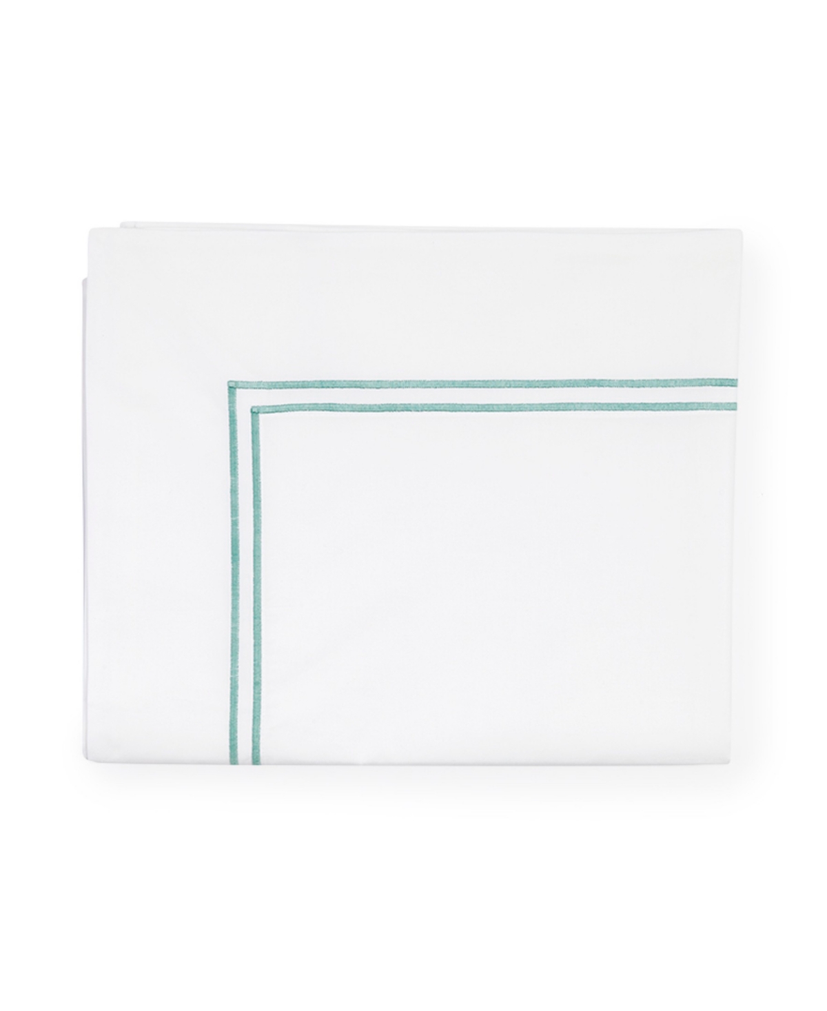 Click here for Sferra Grande Hotel Cotton Flat Sheet  Twin - Whit... prices
