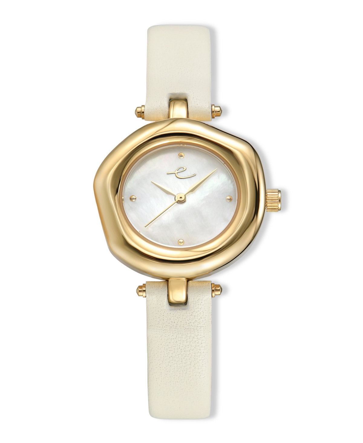 Click here for Ettika Open Circle Gold Plated Leather Watch 70-11... prices