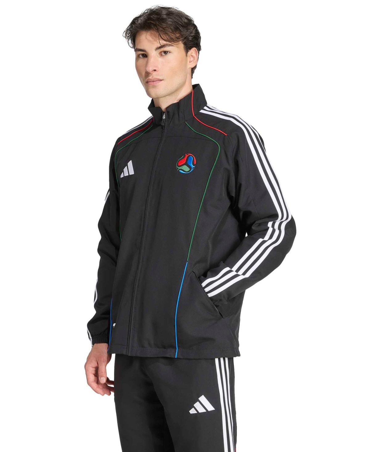 Click here for adidas Mens Host Track Top Zip Front Jacket - Blac... prices