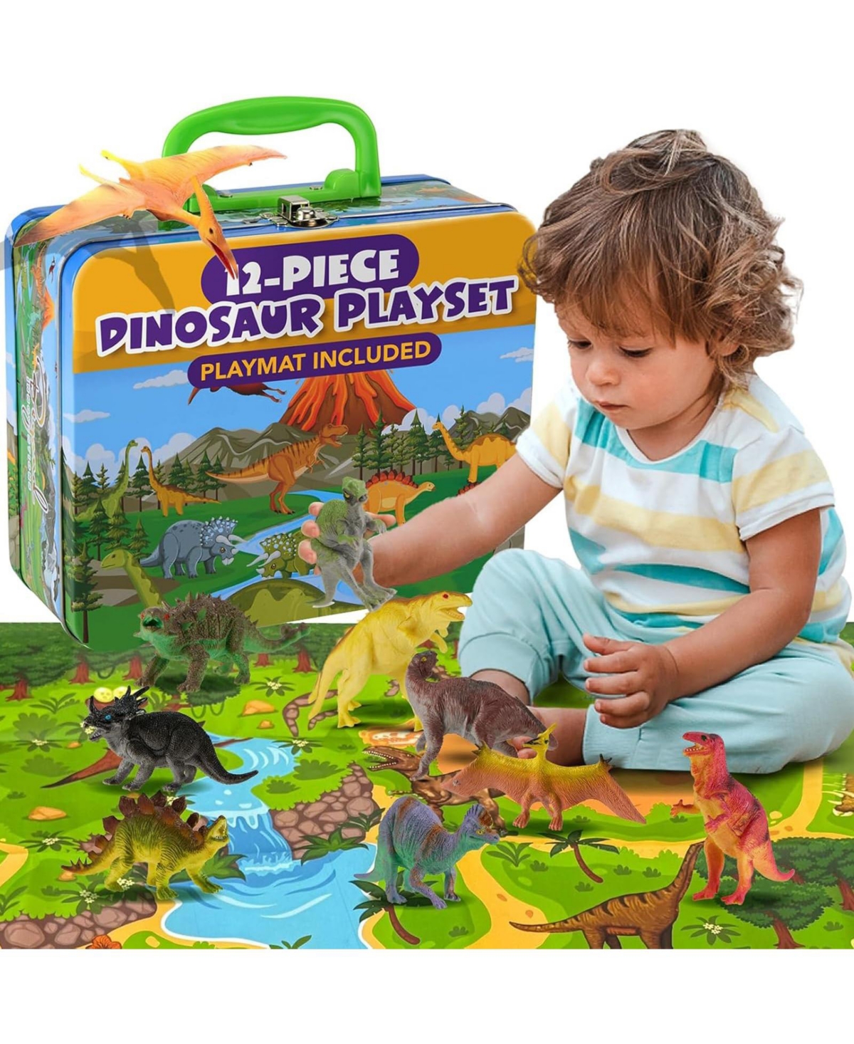 Click here for Beyond Innoventions 12-Piece Collectible Dinosaur... prices