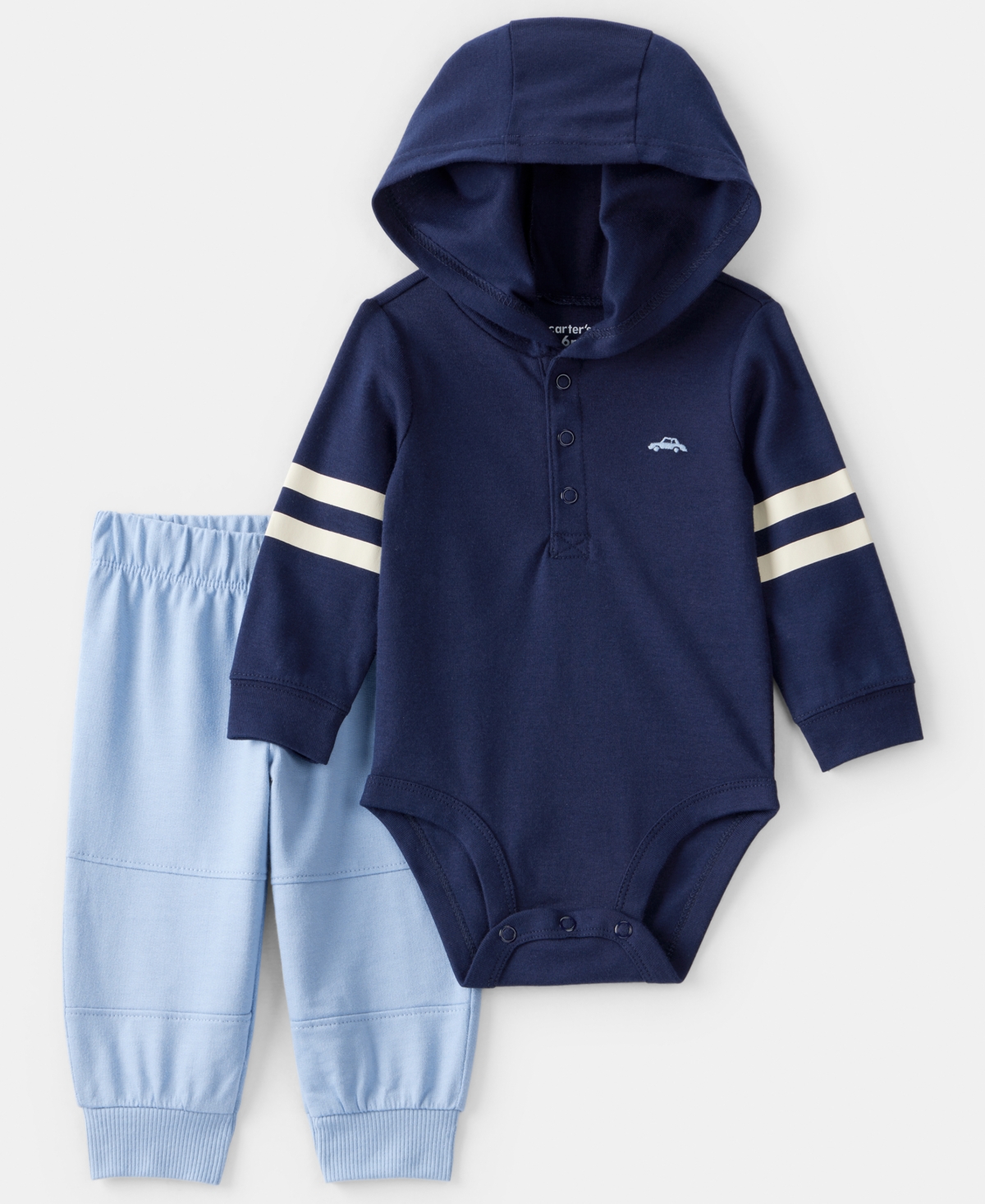 Click here for Carters Baby Boys 2-Piece Long-Sleeve Bodysuit and... prices