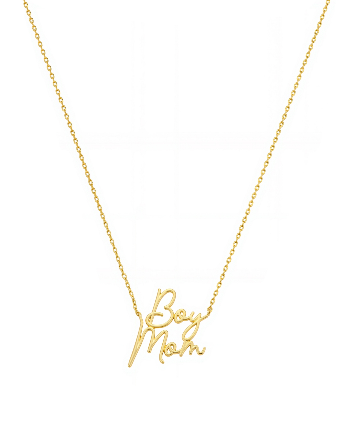 Click here for Unwritten Boy Mom Pendant Necklace - Gold prices