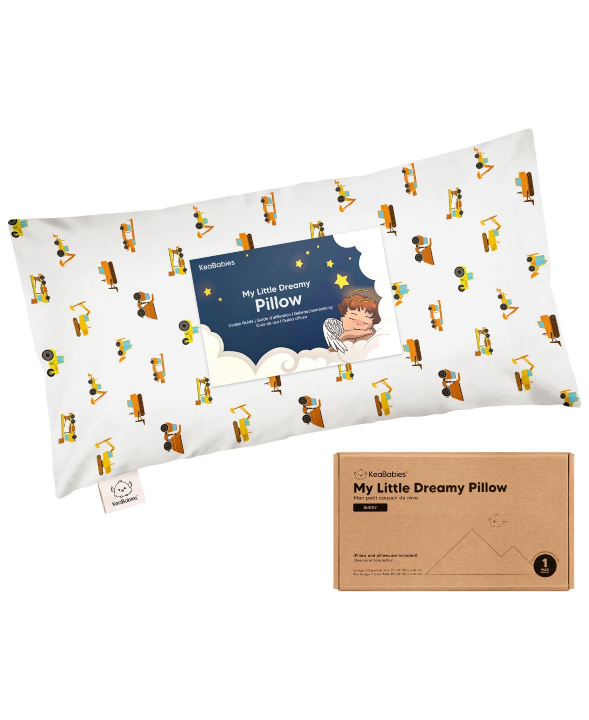 Click here for KeaBabies Toddler Buddy Pillow with Pillowcase  10... prices