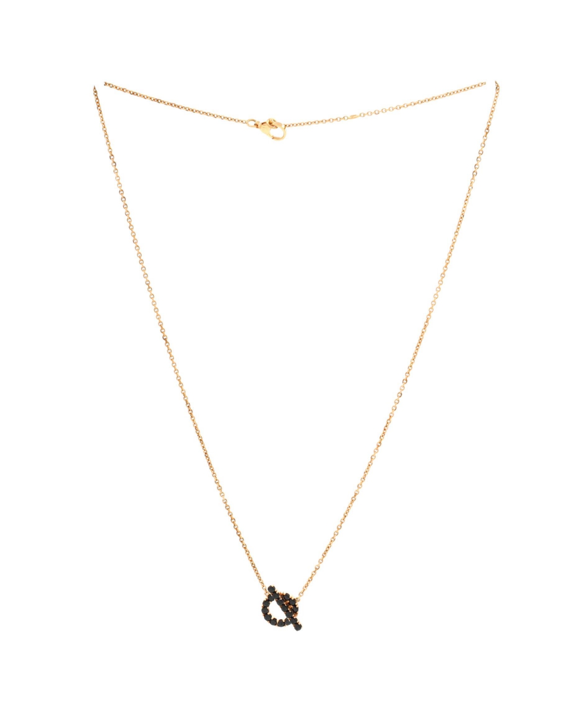 Click here for Pre-Owned Hermes Finesse Pendant Necklace - 18k ro... prices