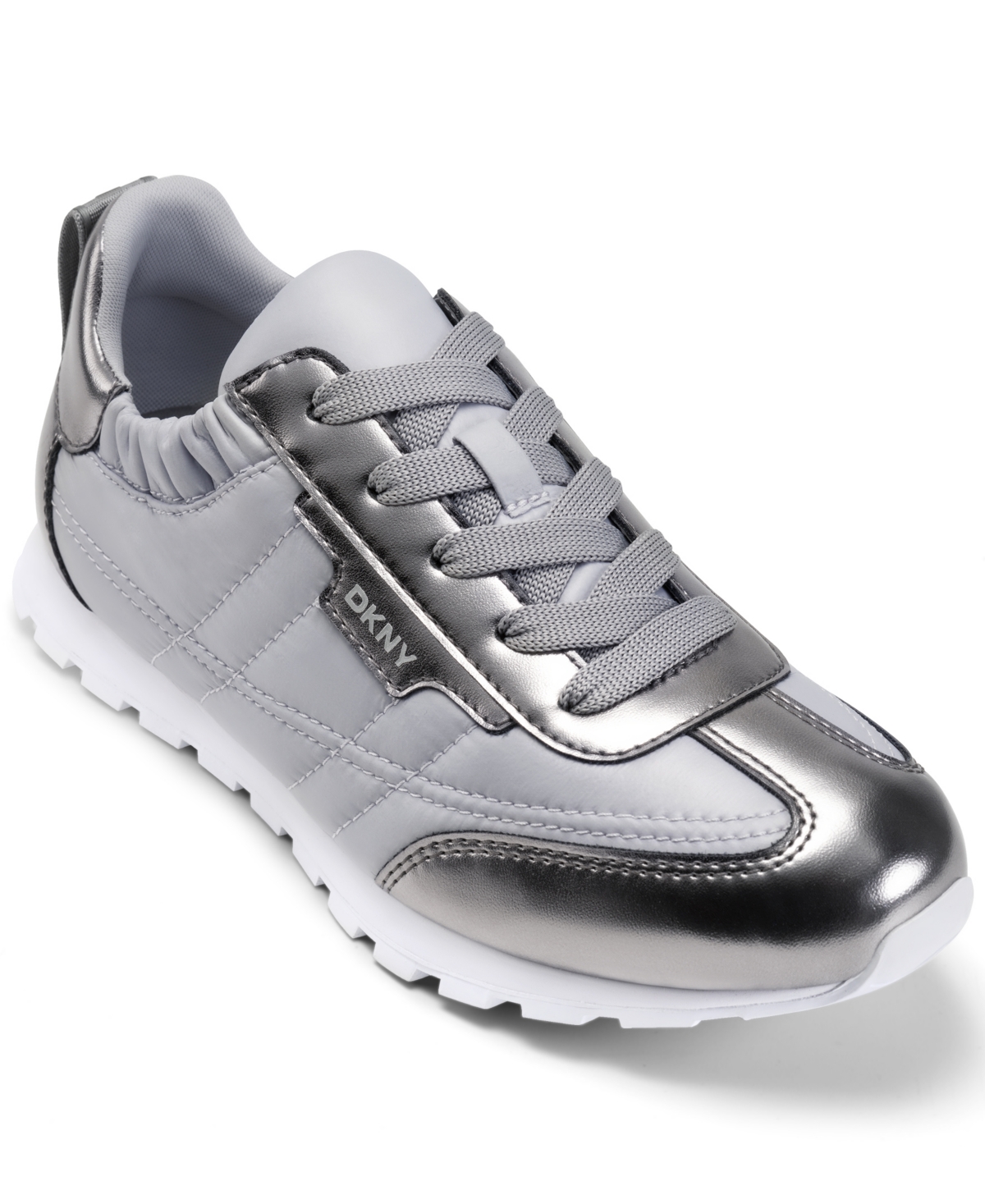 Click here for Dkny Fahn Lace Up Sneaker - Nickel prices