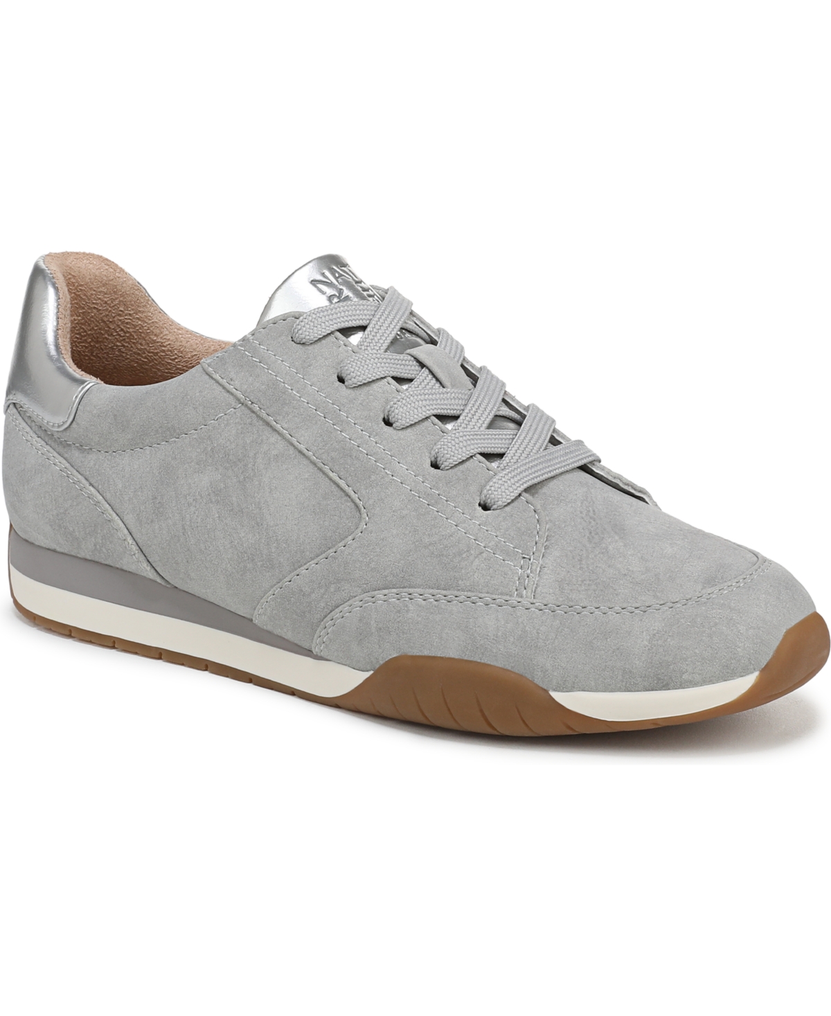 Click here for Naturalizer Womens Patricia Lace-Up Sneakers - Gra... prices