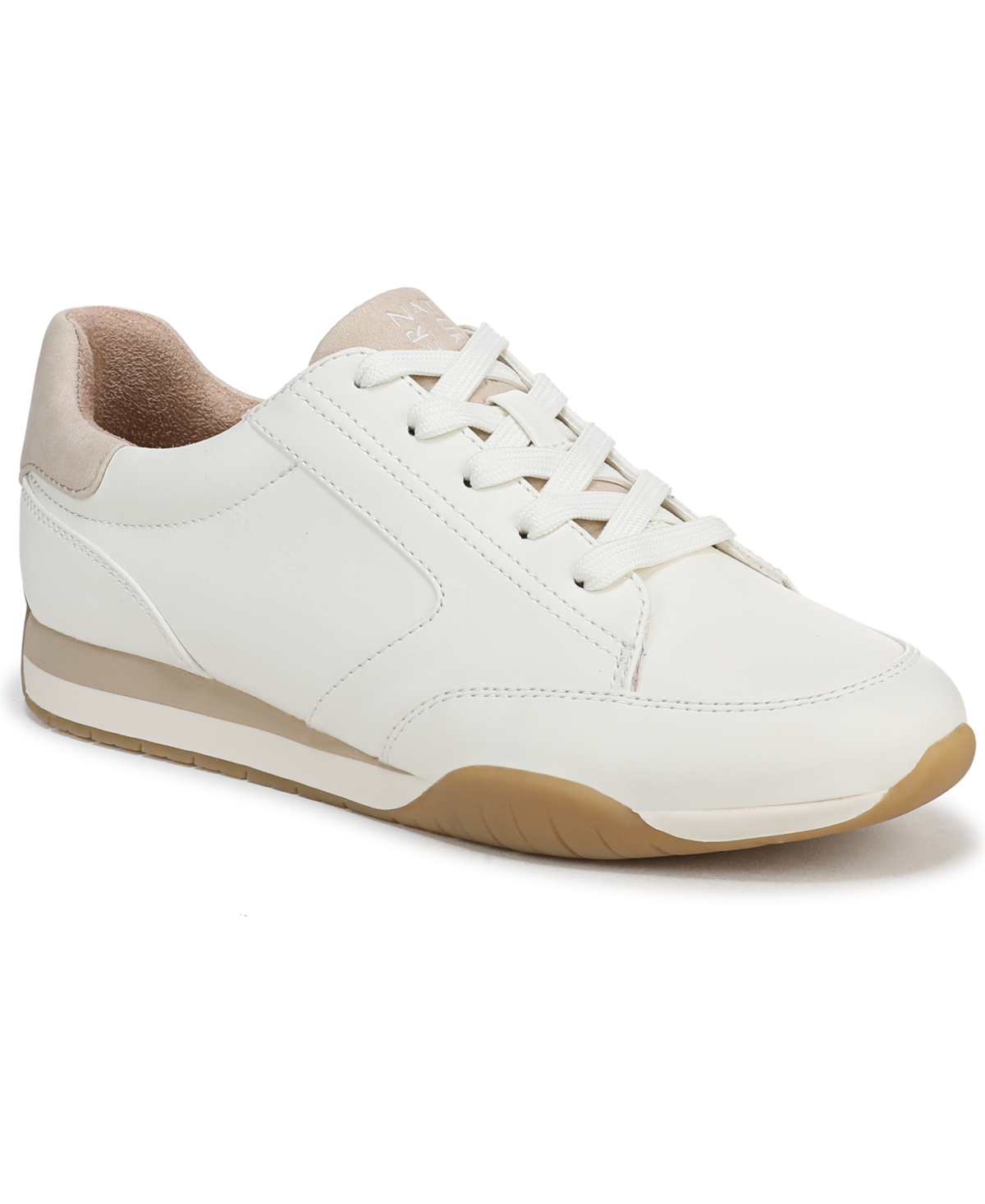 Click here for Naturalizer Womens Patricia Lace-Up Sneakers - Whi... prices