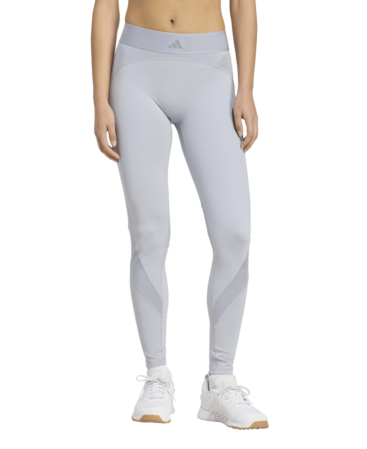 Click here for adidas Womens Hyperglam Shine Leggings - Halo Silv... prices