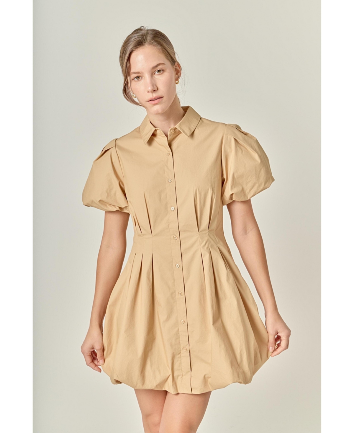 Click here for English Factory Womens Button Down Bubble Mini Ski... prices