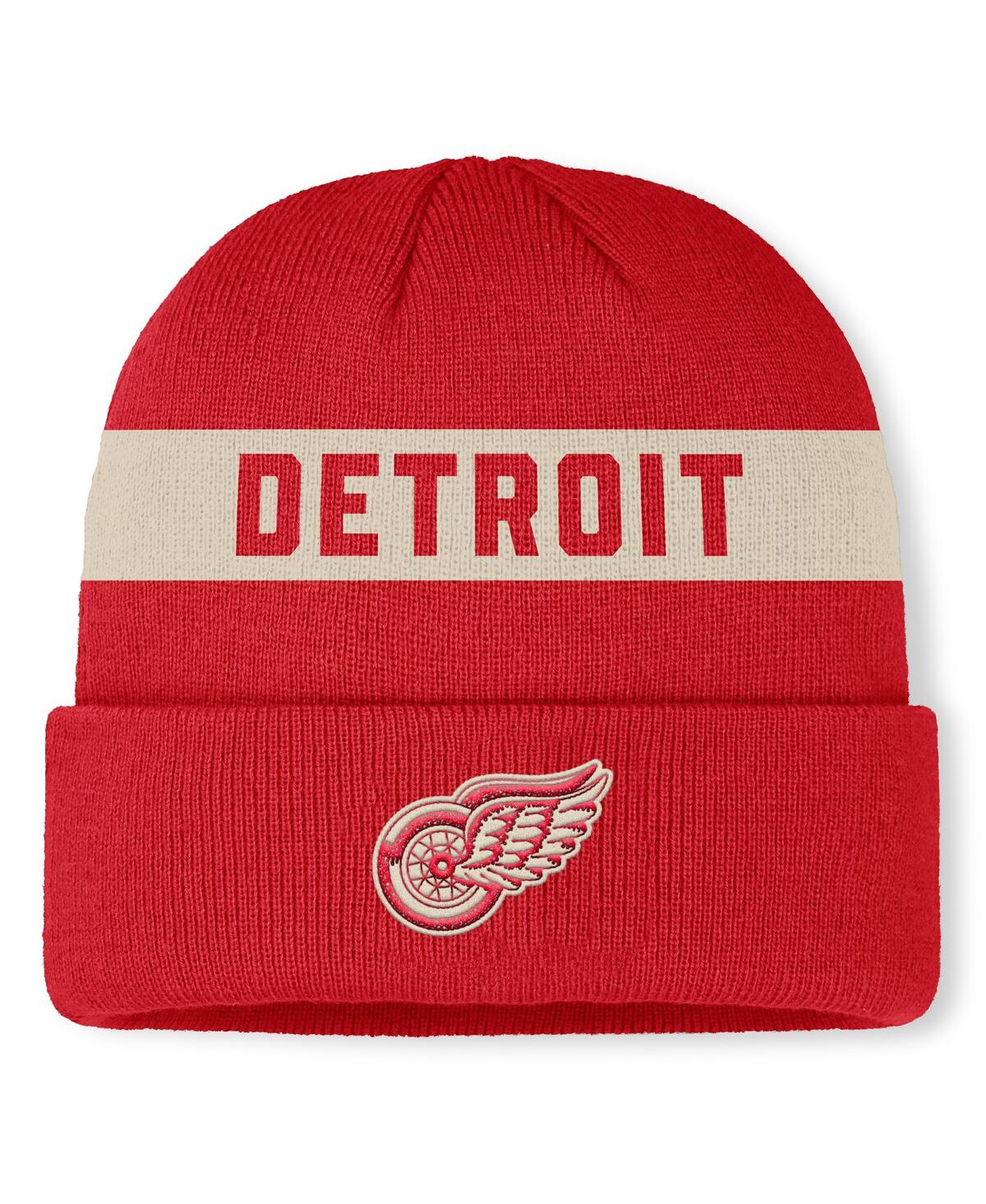 Click here for Fanatics Mens Red Detroit Red Wings Centennial Cuf... prices