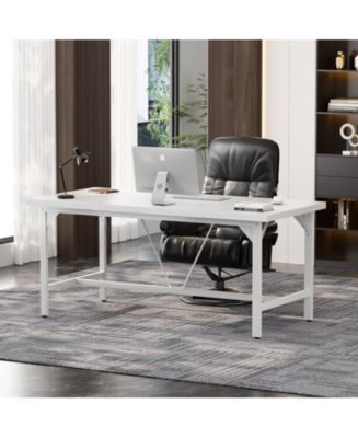 63 x 31.5 inches Computer Desk, Sturdy Large Office Desk, Premium 2 ...
