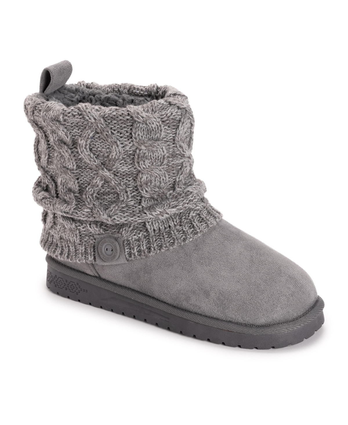 Click here for Muk Luks Womens Laurel Boots - Grey prices