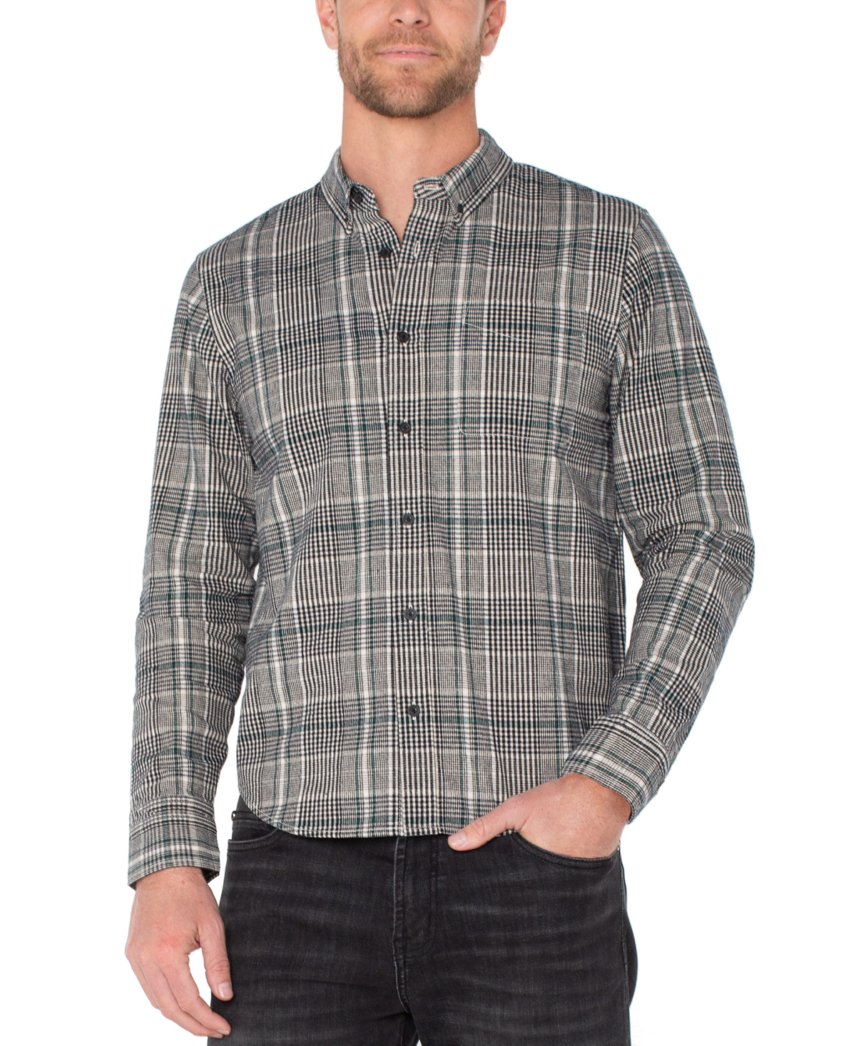 Click here for Liverpool Los Angeles Mens Long-Sleeve Button Up S... prices