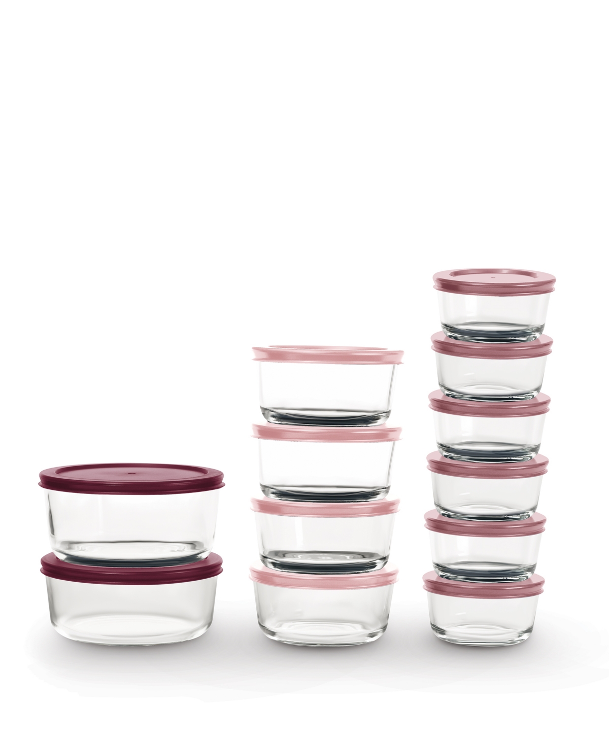 Click here for 24 Pc Glass Containers - Wine prices