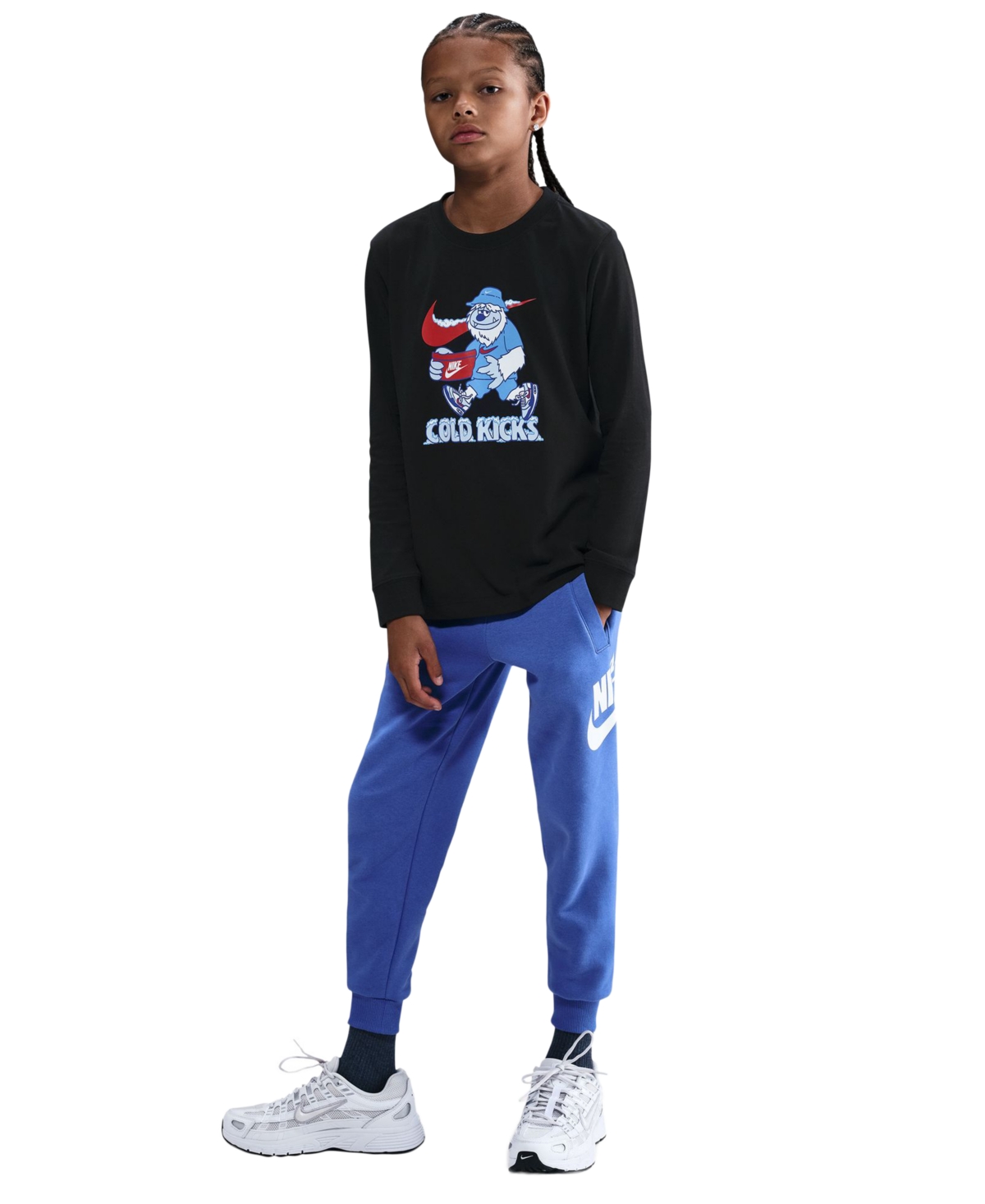 Click here for Nike Girls Sportswear Printed Long-Sleeve T-Shirt... prices