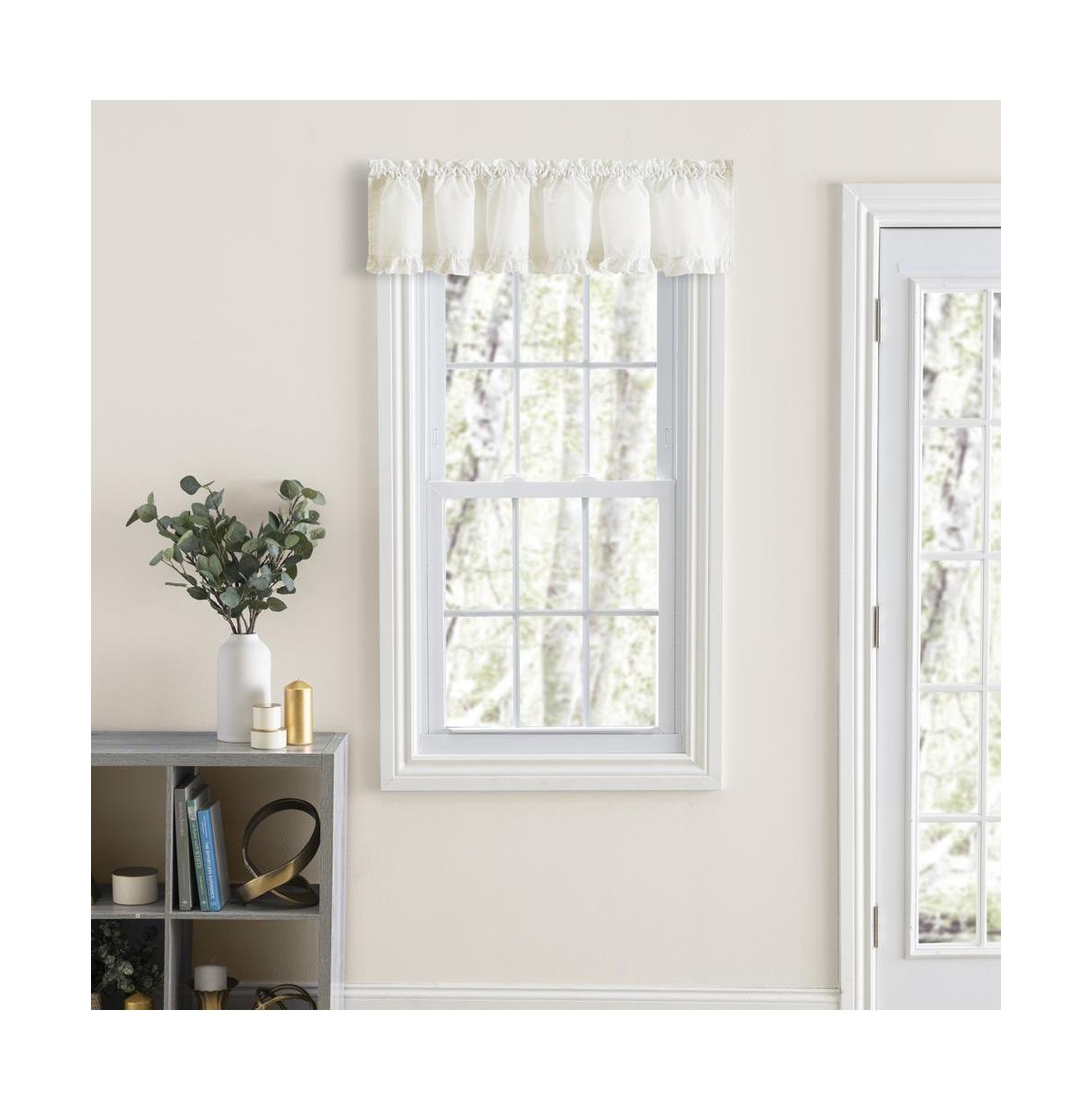 Click here for Home Classic Narrow Ruffle Rod Pocket Valance 74&#... prices