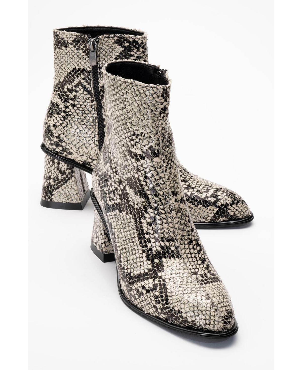 Click here for Prologue Shoes Nina Snakeskin Bootie (Women) - Sna... prices