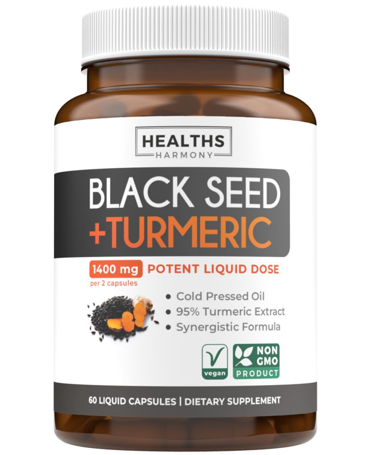 Click here for Healths Harmony Black Seed Oil + Turmeric  60ct prices