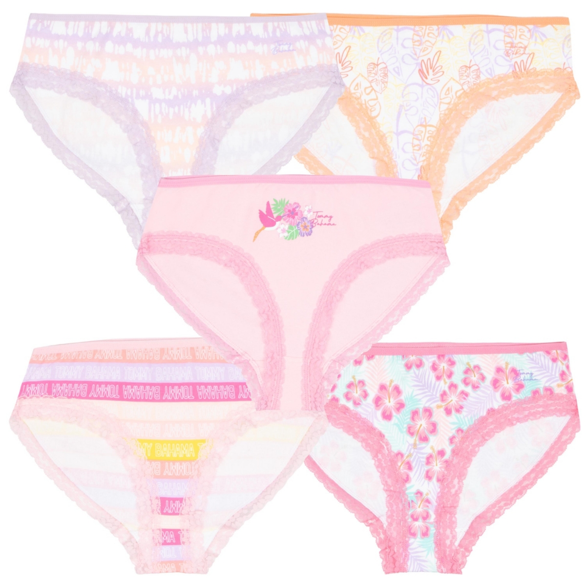Click here for Tommy Bahama Little Girls Cotton 5 Pack Underwear... prices
