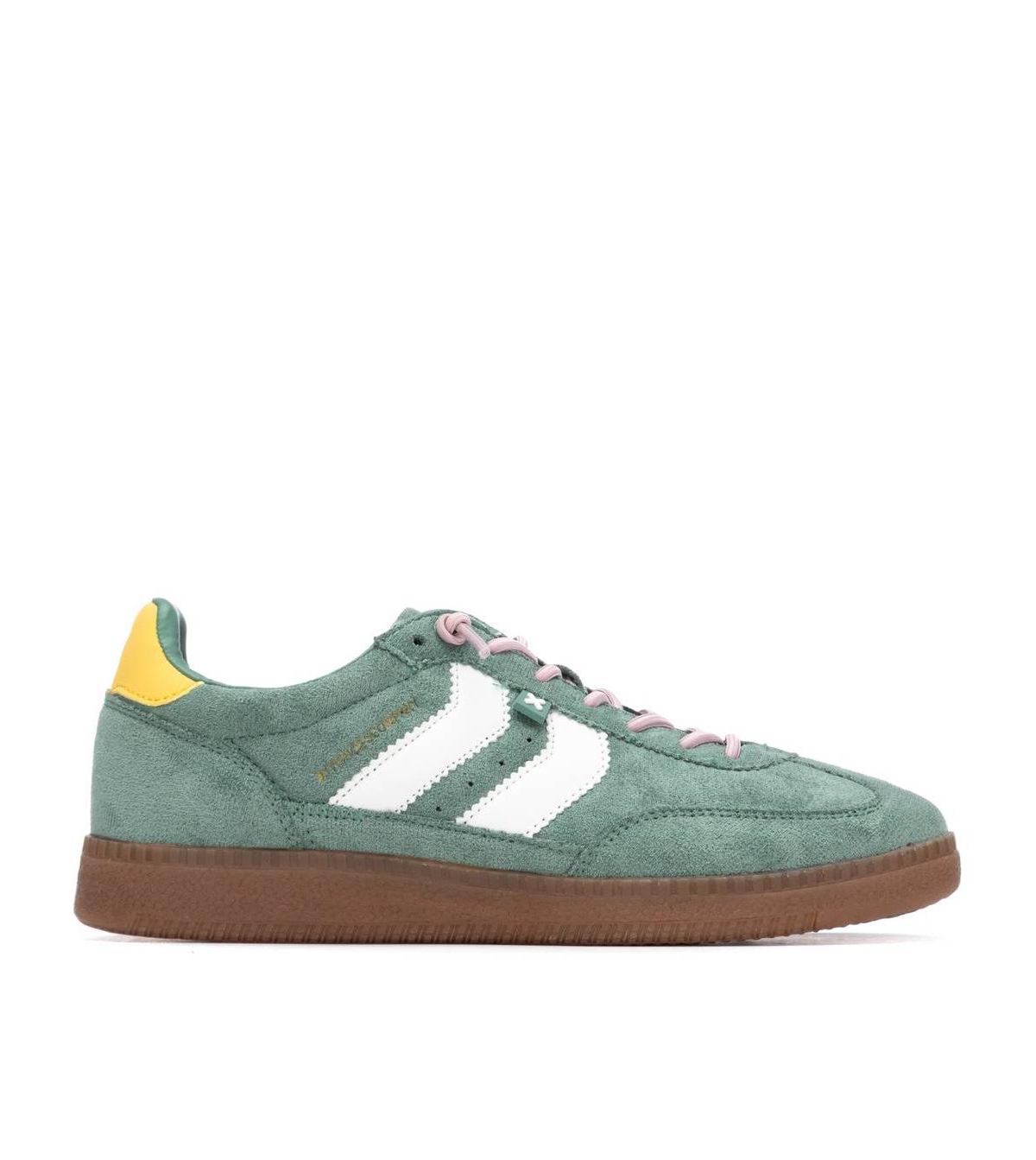 Click here for Womens Suede Casual Sneakers By Xti - Green prices