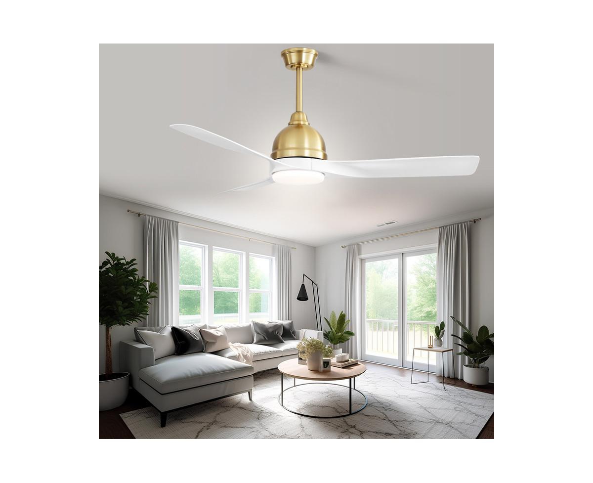 Click here for 54-inch Modern Minimalist Golden 3-Blade Ceiling F... prices