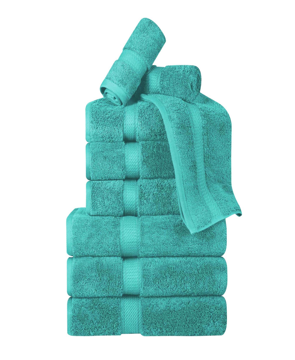 Click here for Superior Egyptian Cotton 9-Pc. Towel Set - Turquoi... prices