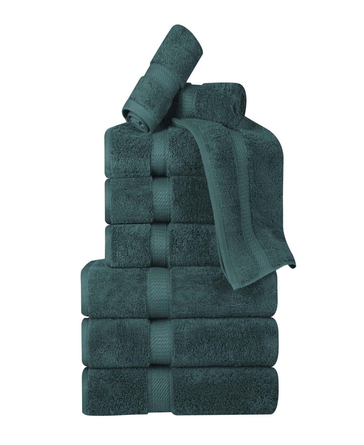 Click here for Superior Egyptian Cotton 9-Pc. Towel Set - Teal prices