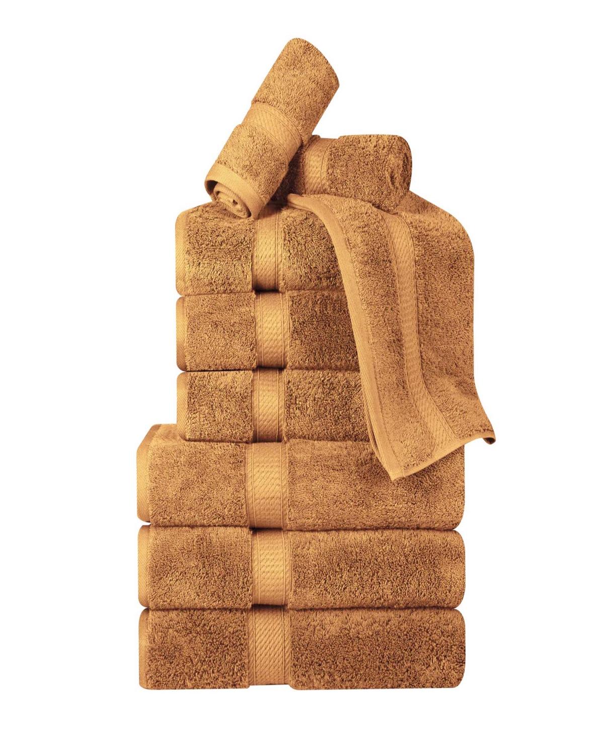 Click here for Superior Egyptian Cotton 9-Pc. Towel Set - Rust prices