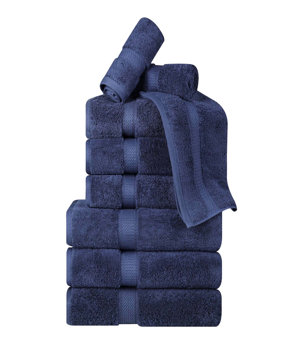 Click here for Superior Egyptian Cotton 9-Pc. Towel Set - Navy Bl... prices