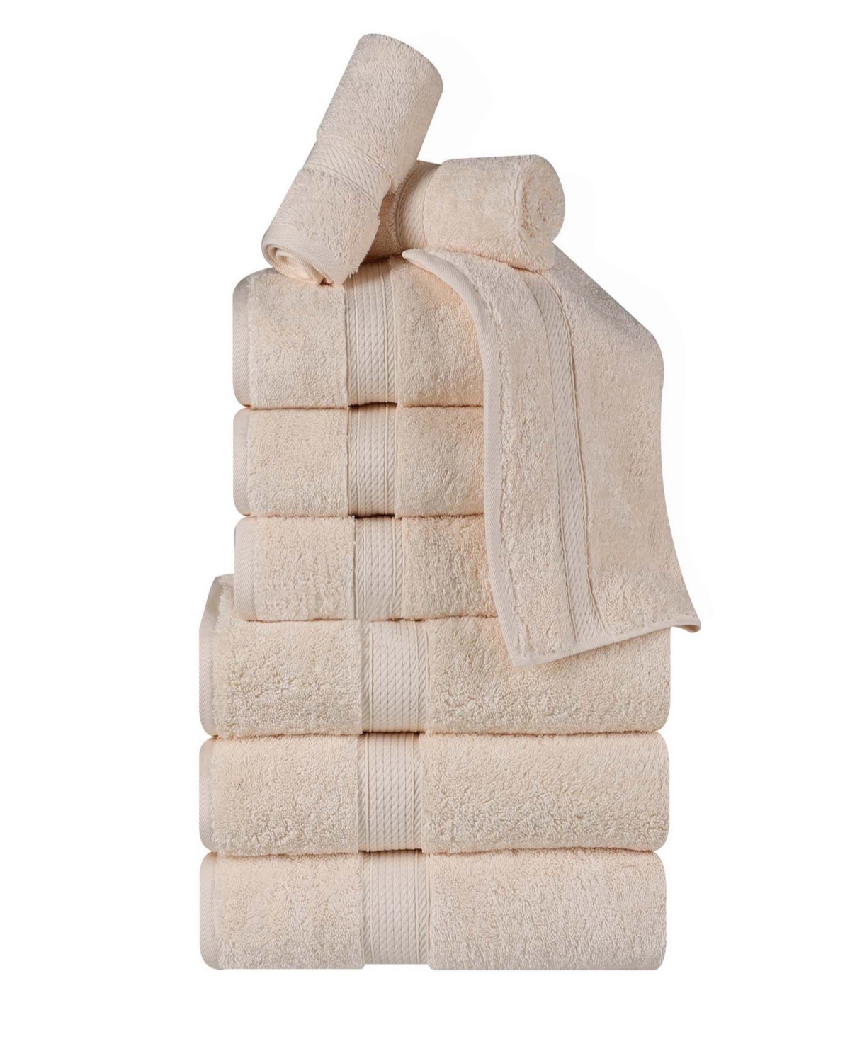 Click here for Superior Egyptian Cotton 9-Pc. Towel Set - Cream prices
