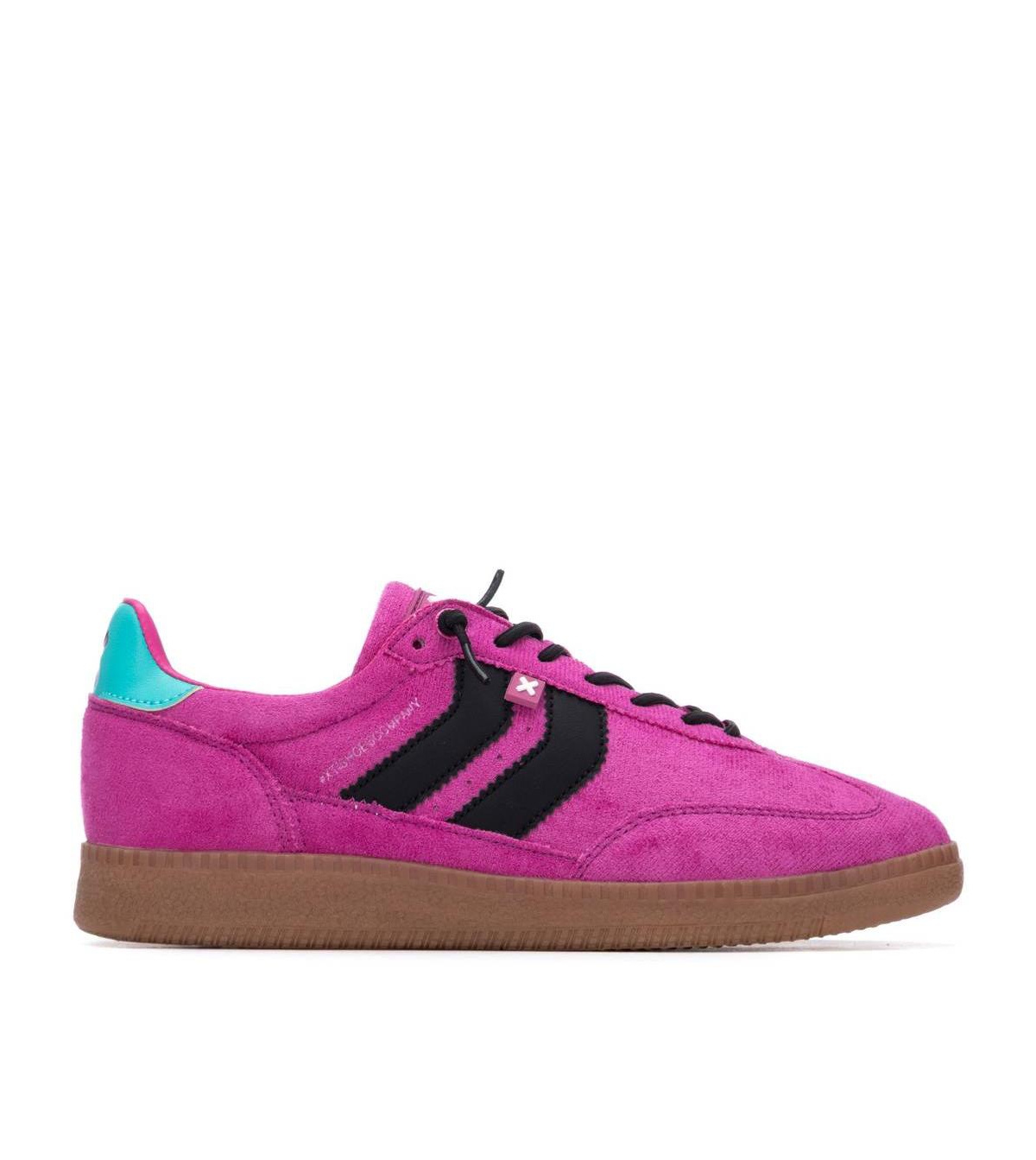 Click here for Womens Suede Casual Sneakers By Xti - Fuchsia prices