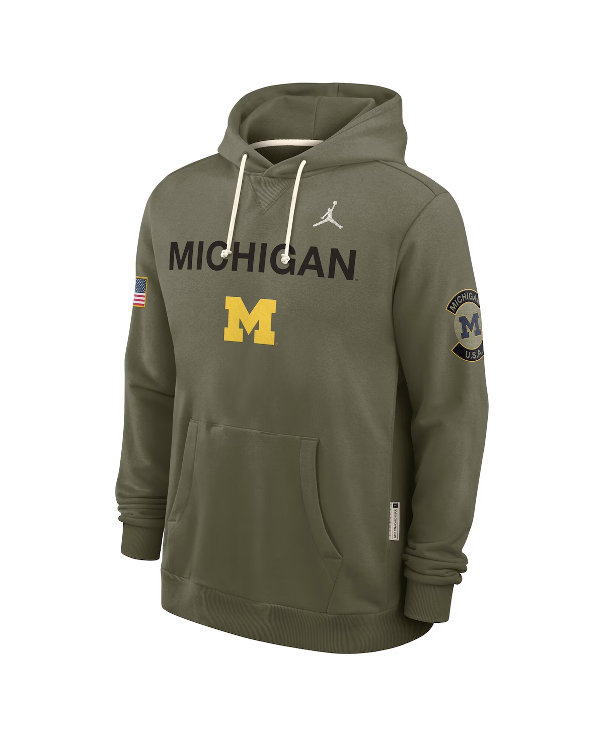 Click here for Jordan Mens Olive Michigan Wolverines 2025 Militar... prices