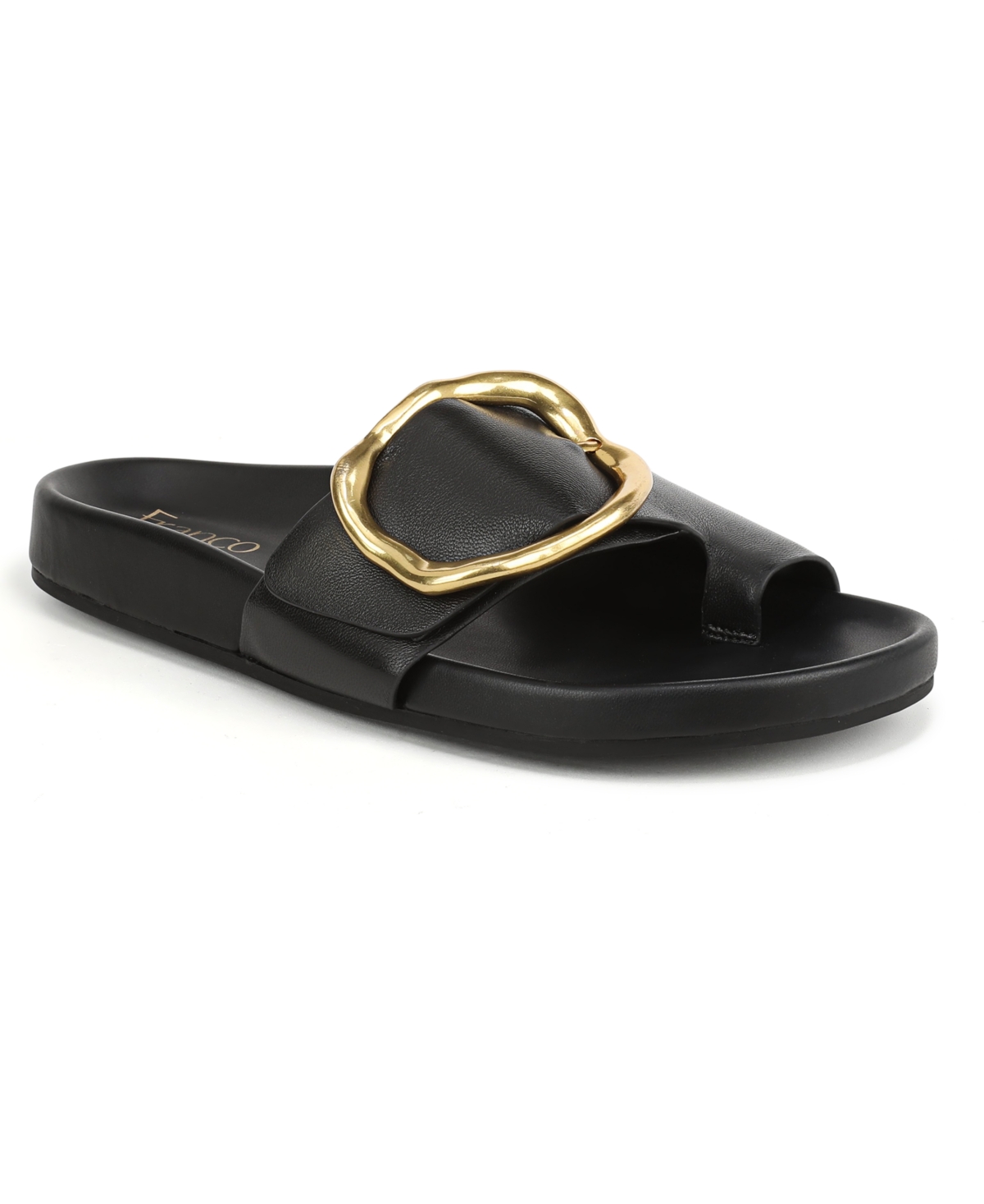 Click here for Franco Sarto Womens Brianka Slide Sandals - Black... prices
