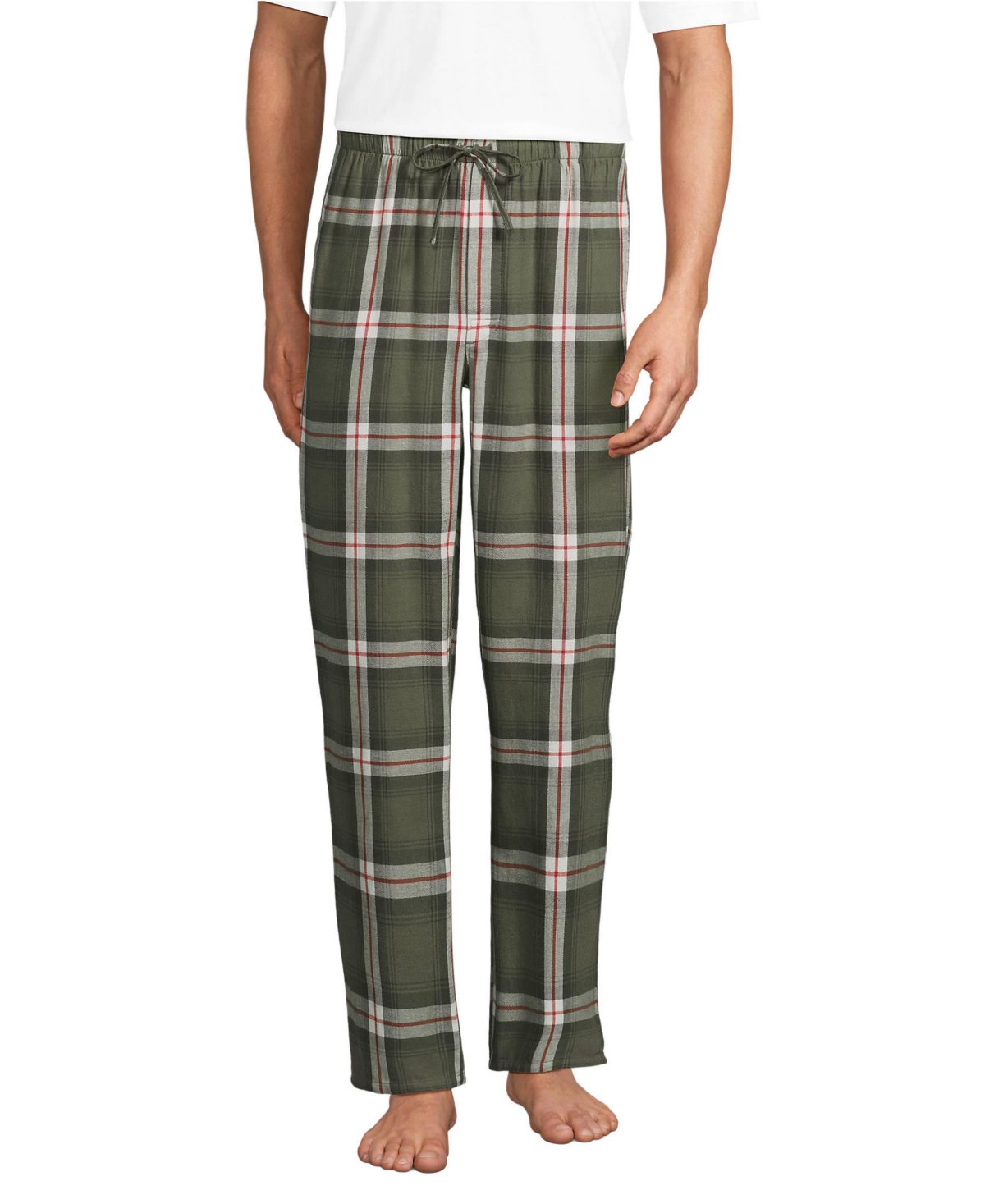 Click here for Lands End Big & Tall Flannel Pajama Pants - River... prices