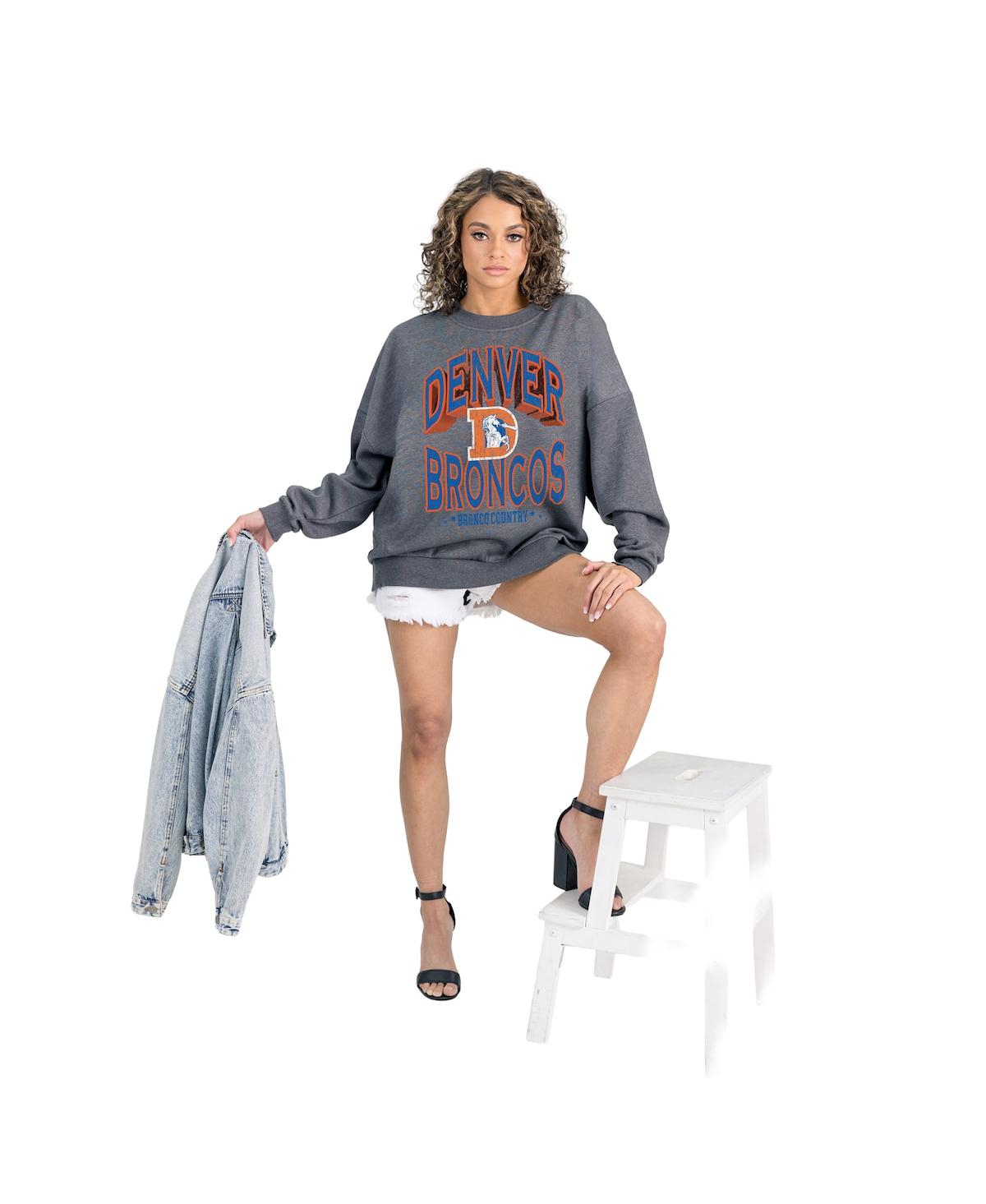 Click here for Gameday Couture Womens Charcoal Denver Broncos Lon... prices
