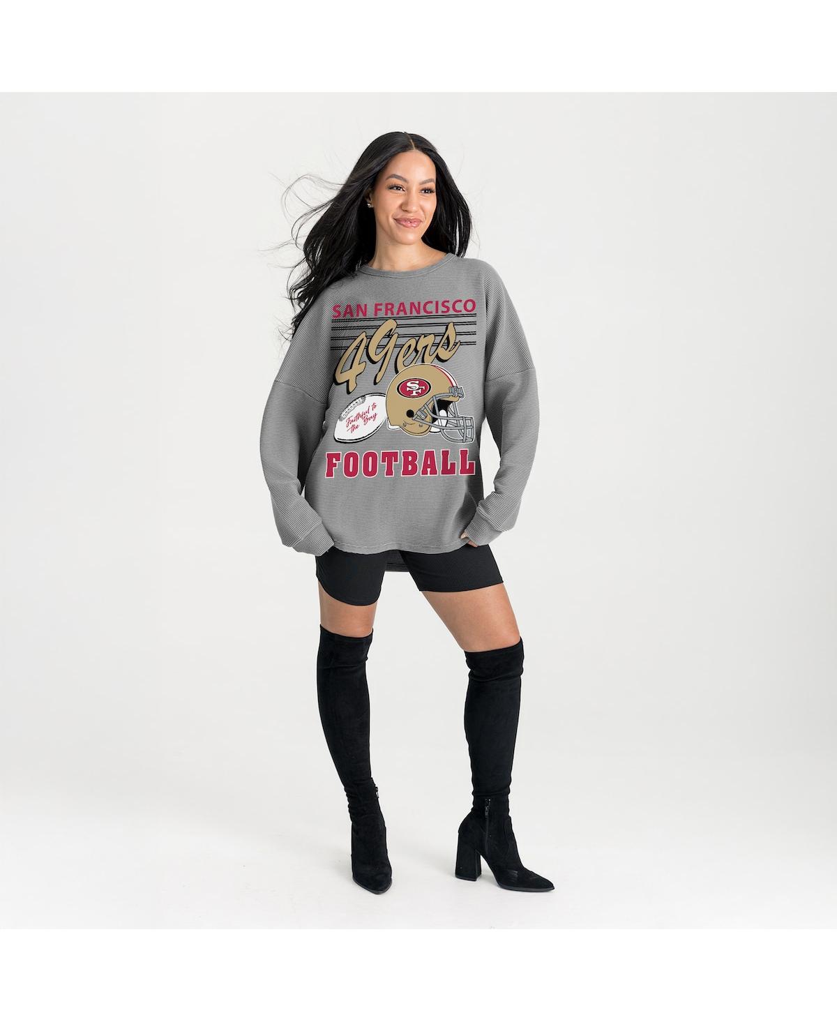 Click here for Gameday Couture Womens Gray San Francisco 49ers Ov... prices