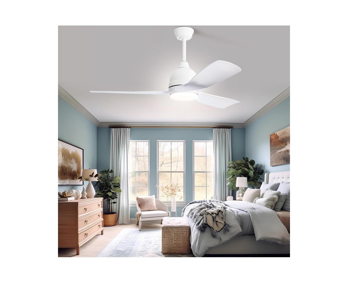 Click here for 54-inch Modern Minimalist White 3-Blade Ceiling Fa... prices