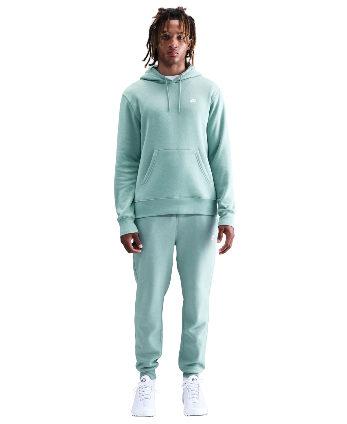 Click here for Nike Club Mens Pullover Fleece Logo Hoodie - Canno... prices