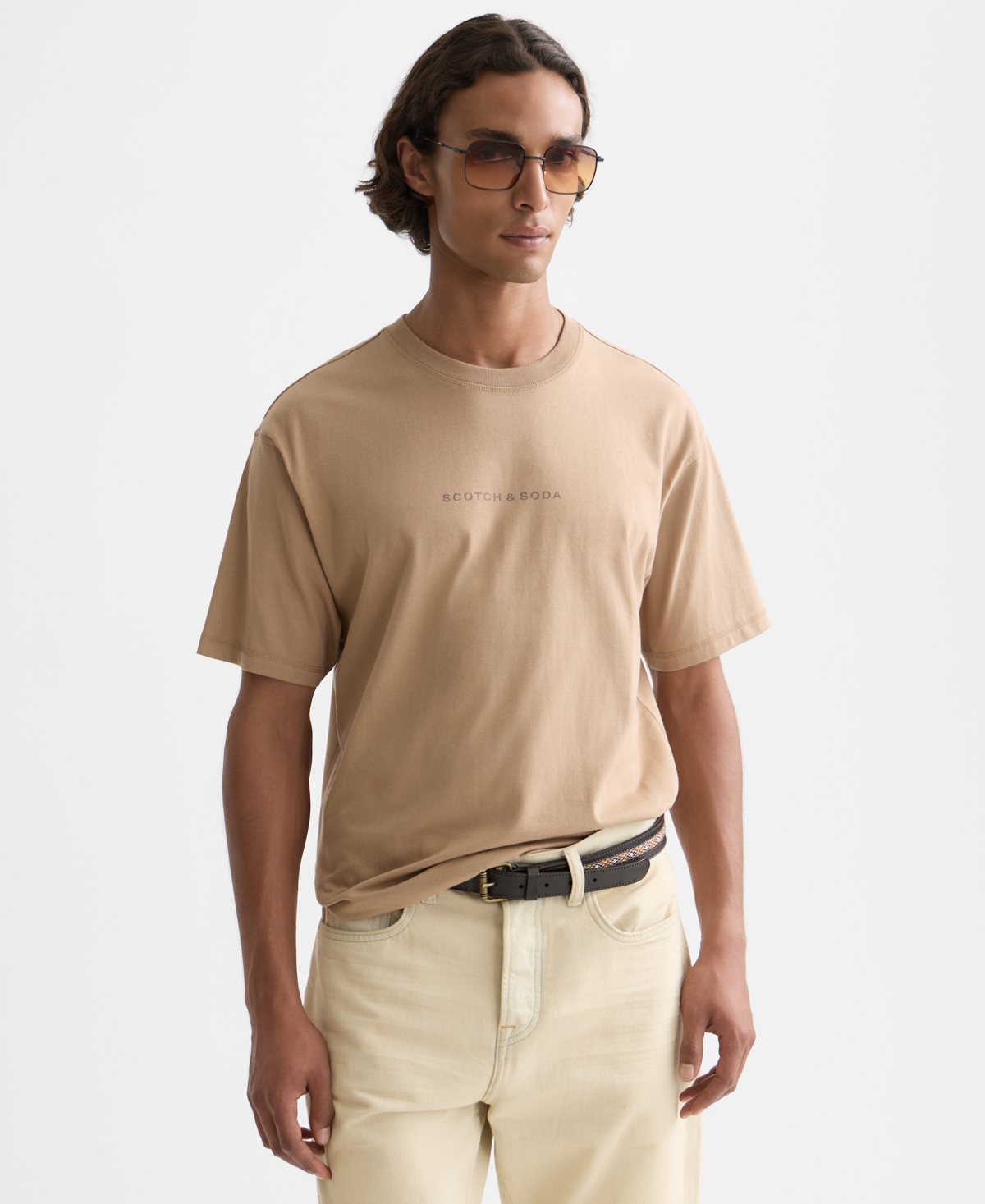 Click here for Scotch & Soda Mens Seasonal Crewneck T-Shirt - Amp... prices