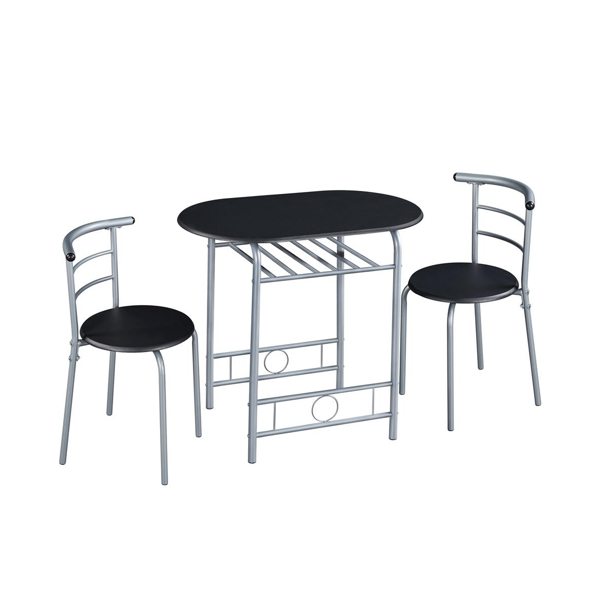 Click here for Modern Metal Dining Set for 2 with 1 Table & 2 Cha... prices
