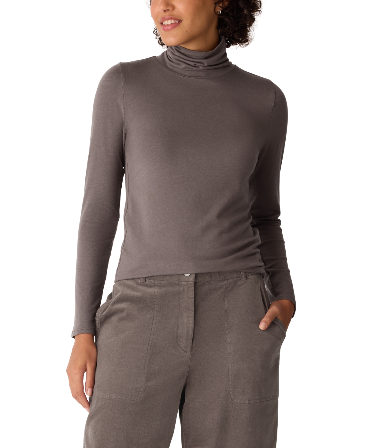 Click here for Eileen Fisher Womens Turtleneck Sweater  Regular a... prices