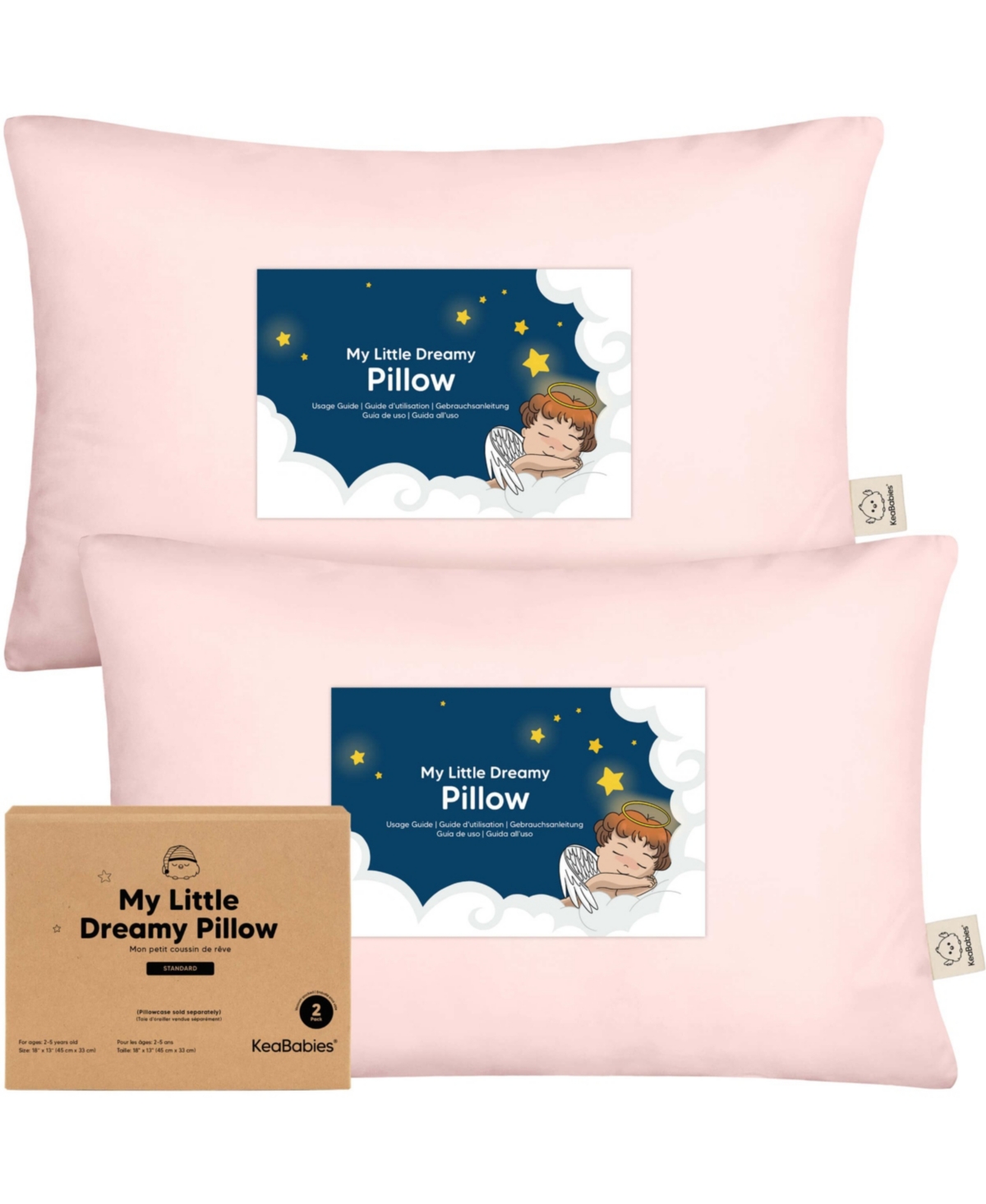 Click here for KeaBabies Toddler 2pk Pillow  Soft Organic Cotton... prices