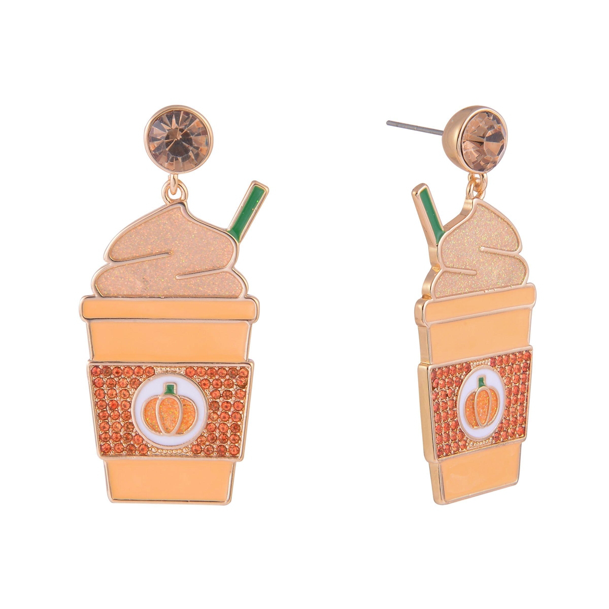 Click here for Hallmark Pumpkin Spice Latte Earrings - Multi prices