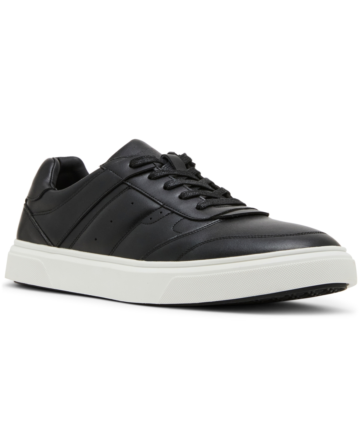Click here for Steve Madden Mens Lace-Up Sneakers - Black prices