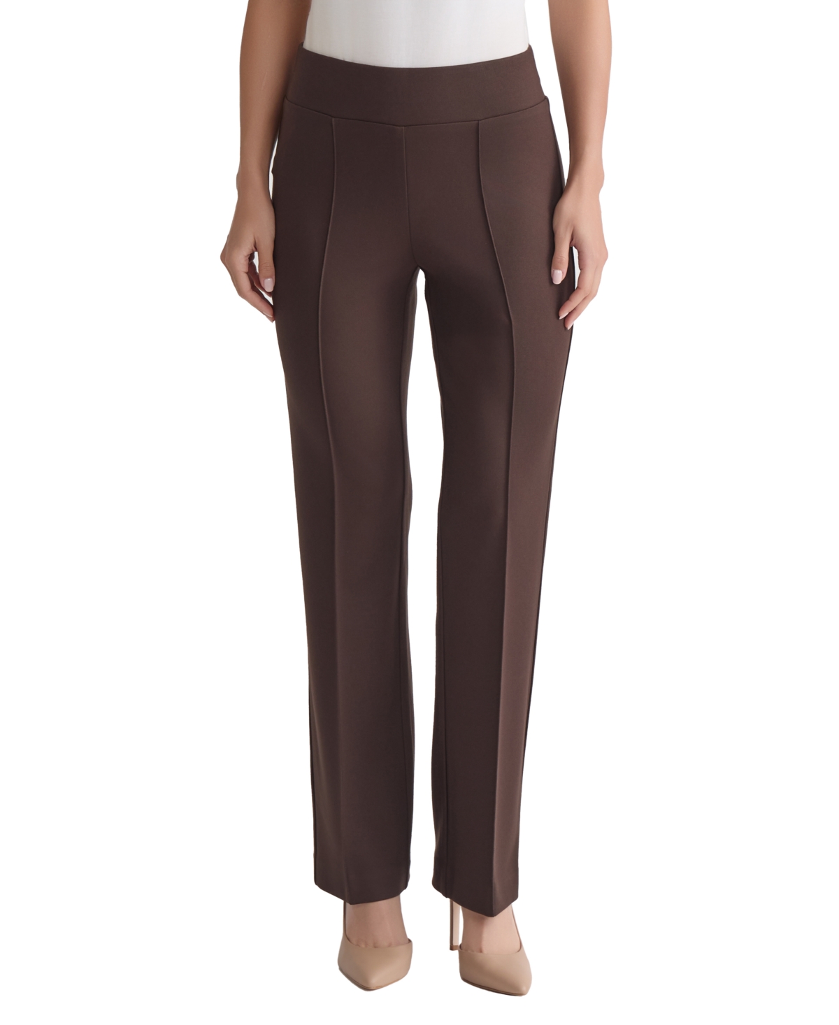 Click here for Jones New York Womens Pull On Pintuck Trousers Pan... prices