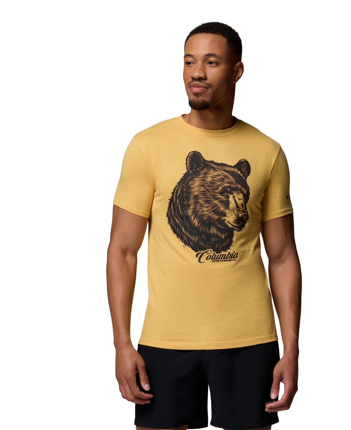 Click here for Columbia Mens Rob Graphic T-Shirt - Mustard prices