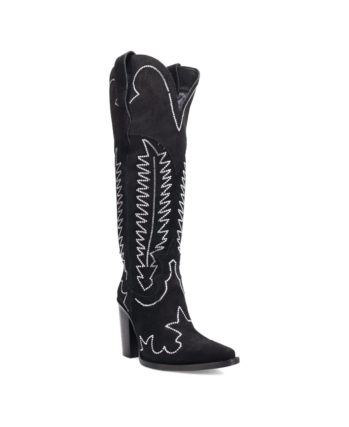 Click here for Dingo Womens Double Take Suede Leather Boot - Blac... prices